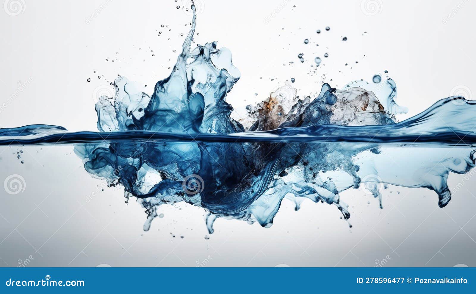 Waves with Abstract White on Soft Light Background. Modern Futuristic ...