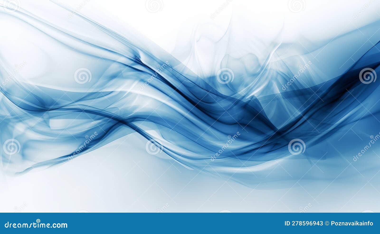 Waves with Abstract White on Soft Light Background. Modern Futuristic ...