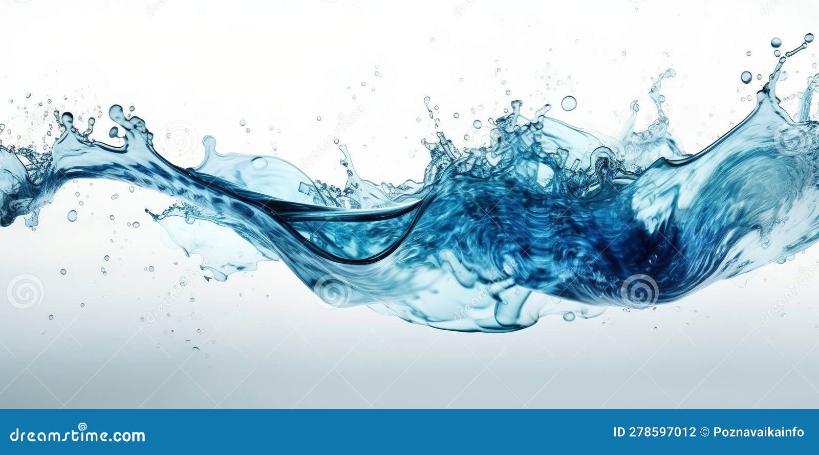 Waves with Abstract White on Soft Light Background. Modern Futuristic ...