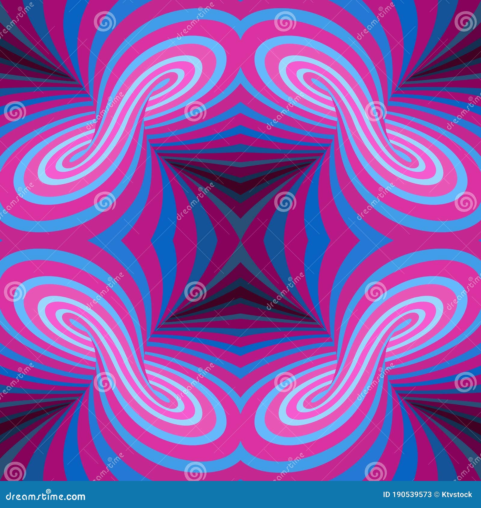 Waves Background with Distortion Effect. Stock Vector - Illustration of ...