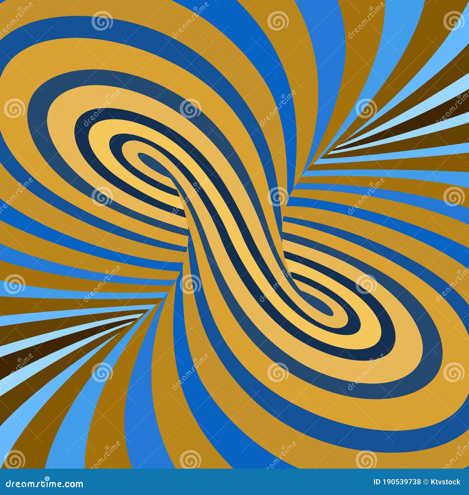 Waves Background with Distortion Effect. Stock Vector - Illustration of ...