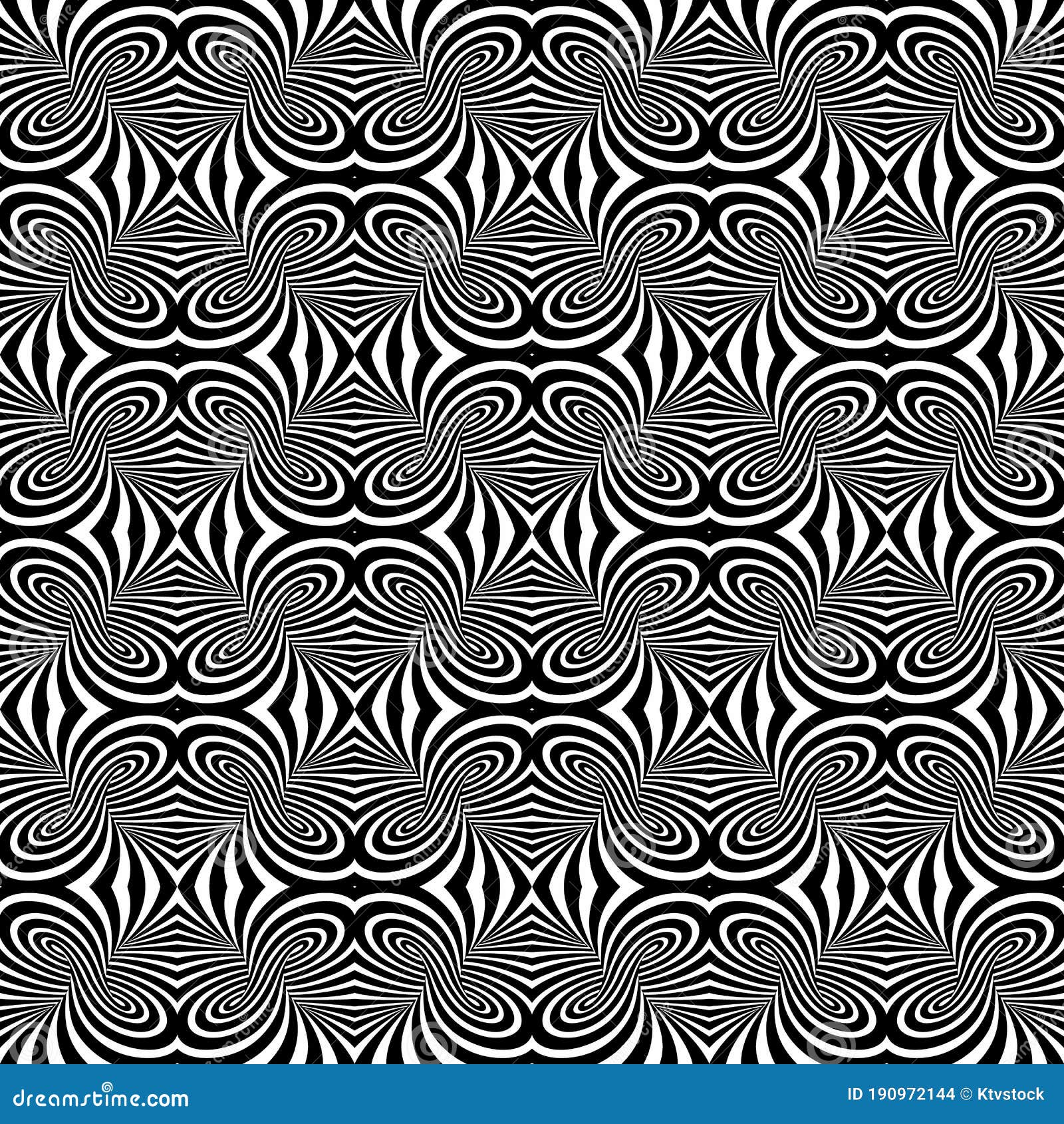 Waves Background with Distortion Effect. Stock Vector - Illustration of ...