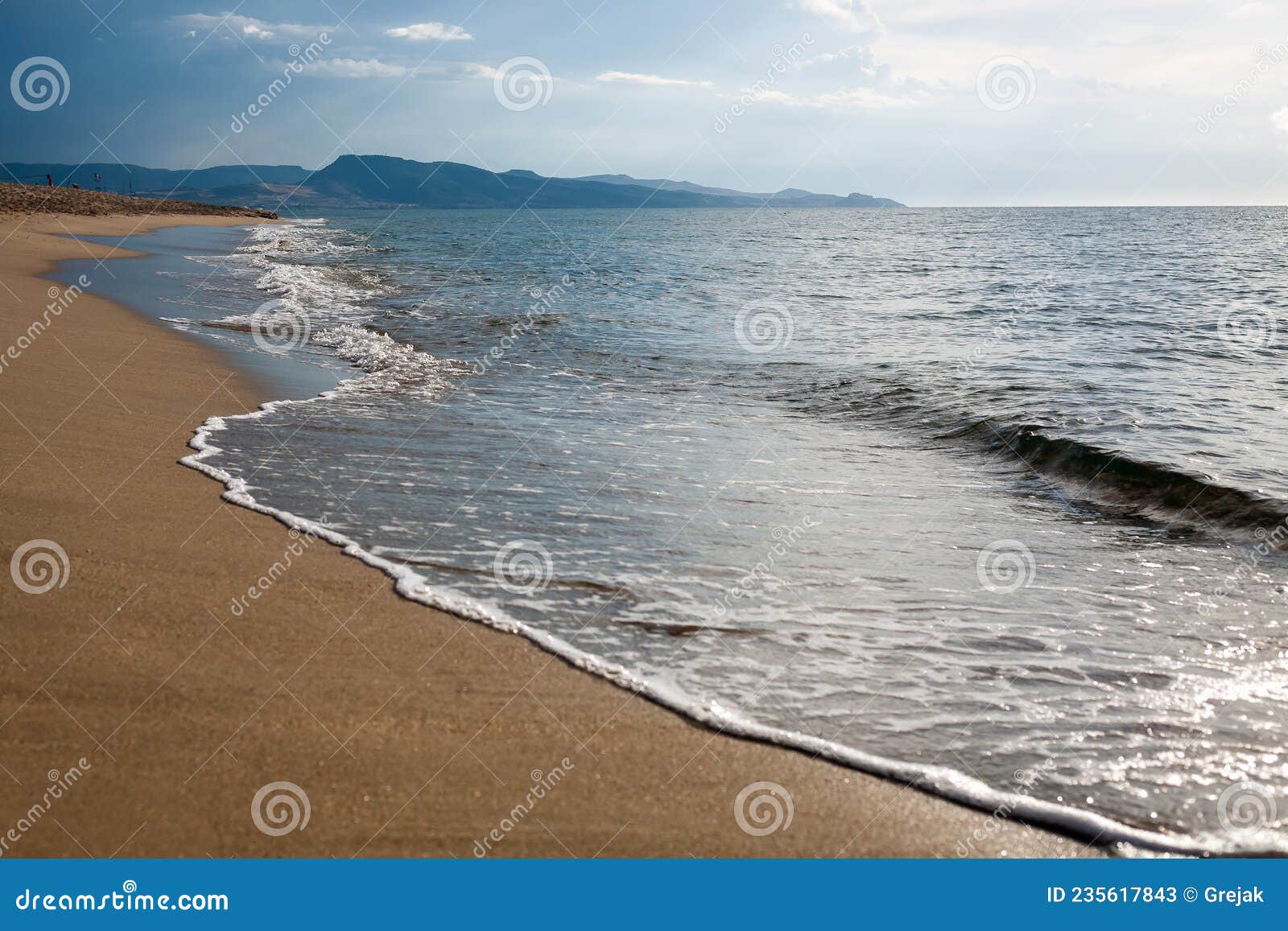 Waves on the Beach, Fast Motion Stock Image - Image of reflection ...