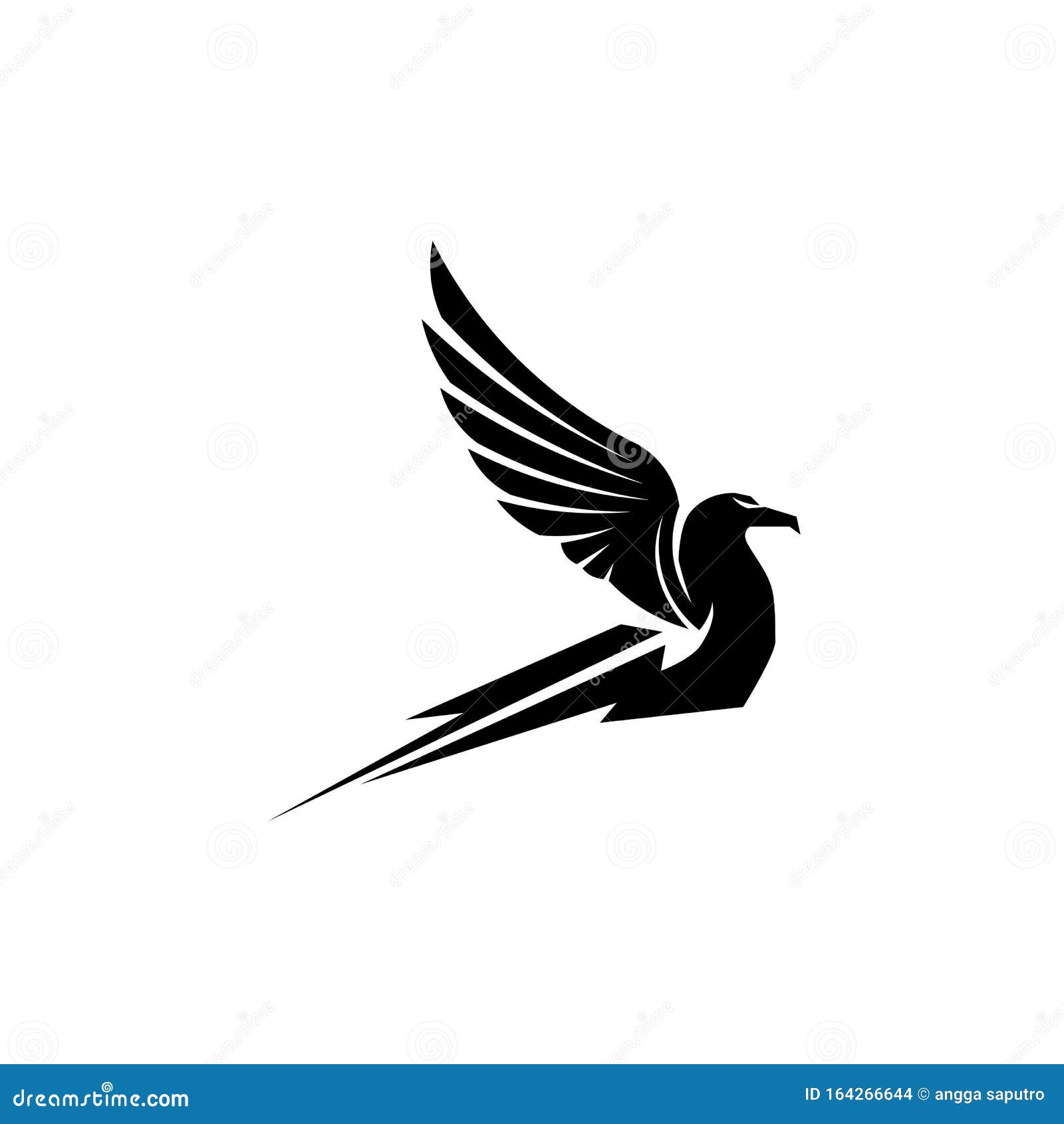 Falcon Wing Logo Template Vector Icon Design Stock Illustration ...