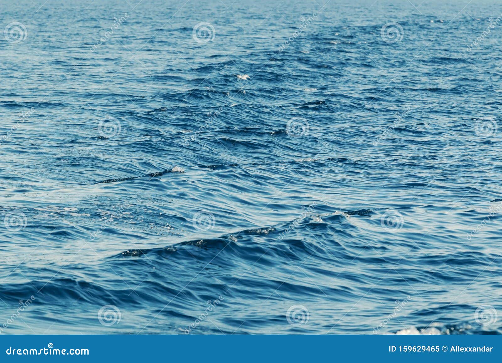 Waves Behind a Boat, Patterns of Waves in Water Stock Image - Image of ...