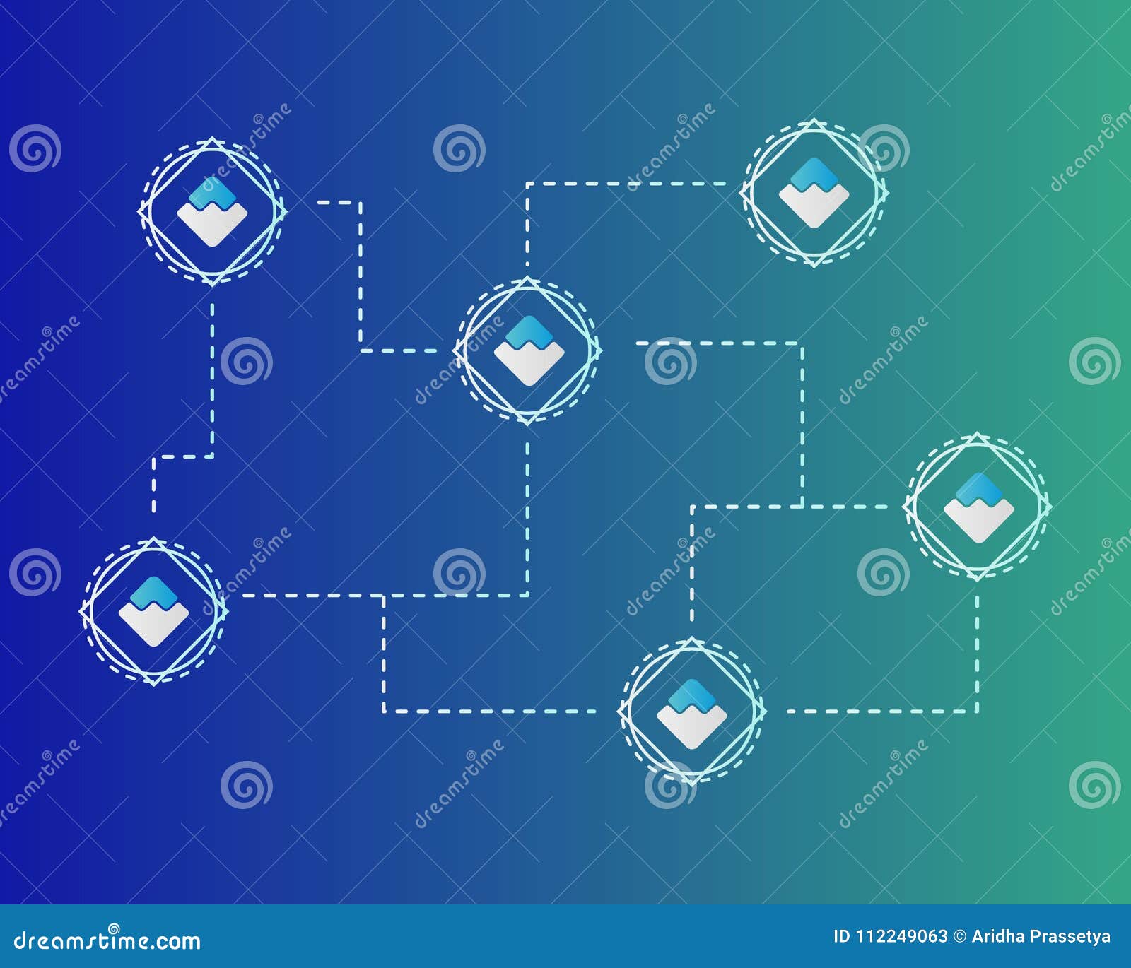 Waves Blockchain Digital Virtual Style Background Editorial Stock Photo - Illustration of game ...