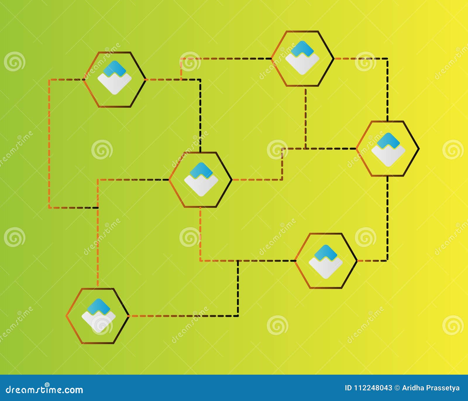 Blockchain Networking Diagram Visualization Royalty-Free Stock Image ...