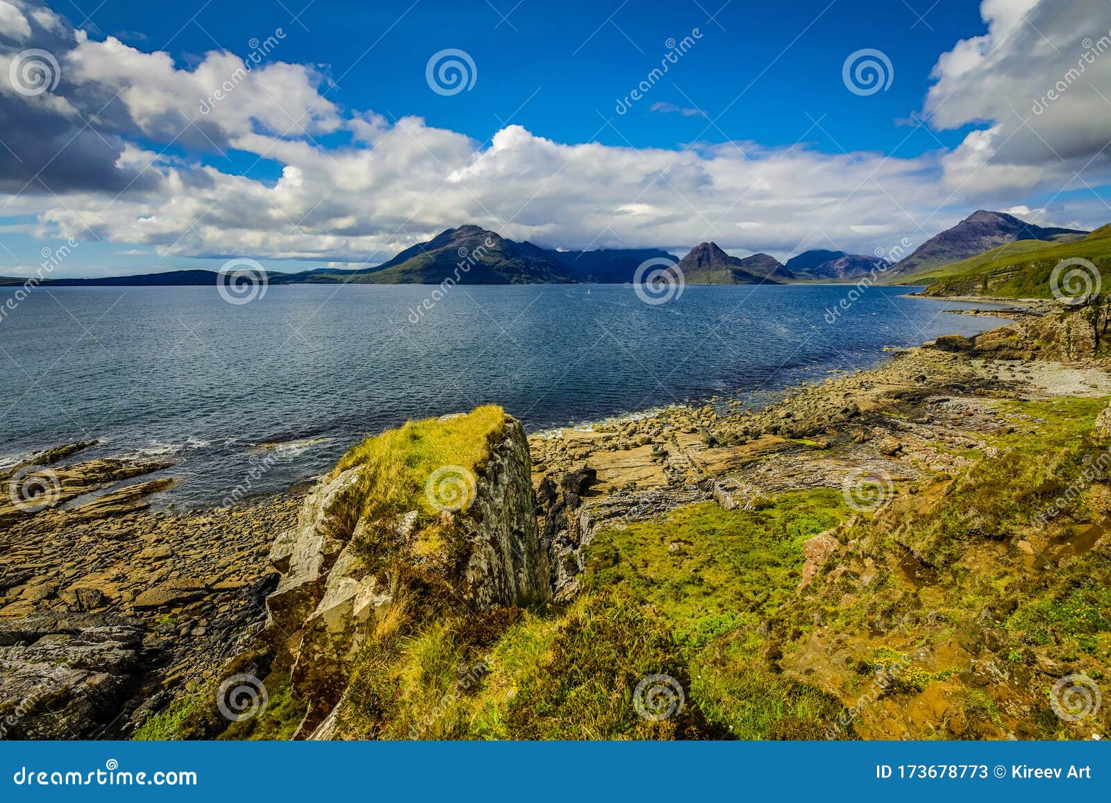 Waves Breaking on Coastal Cliffs of Scotland. Stock Image - Image of ...