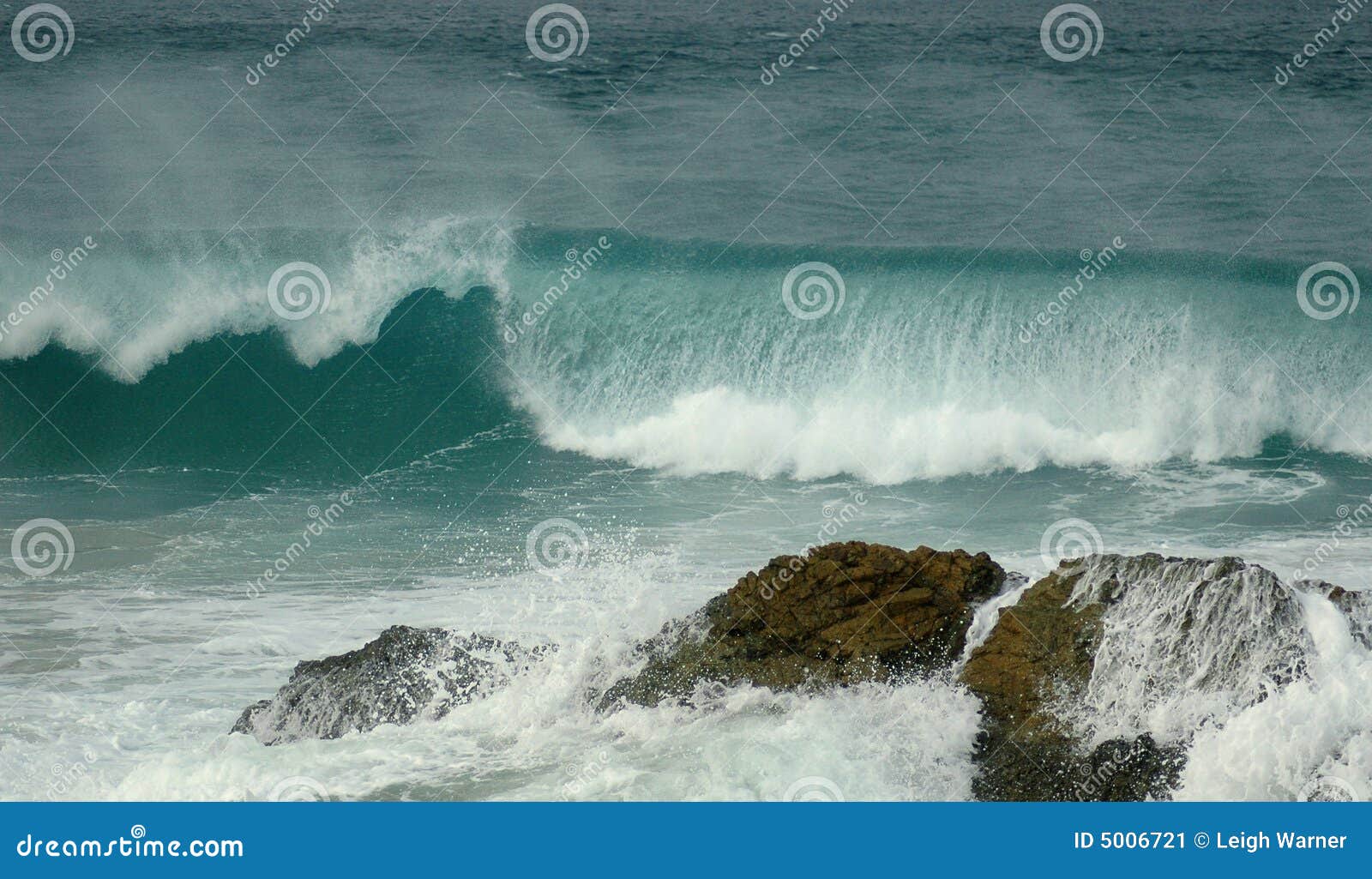 Waves breaking on rocks stock image. Image of shoreline - 5006721