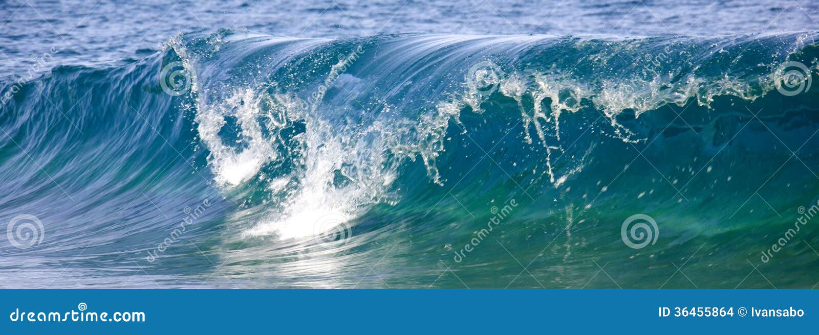 Waves Breaking on the Shore Stock Photo - Image of action, ocean: 36455864