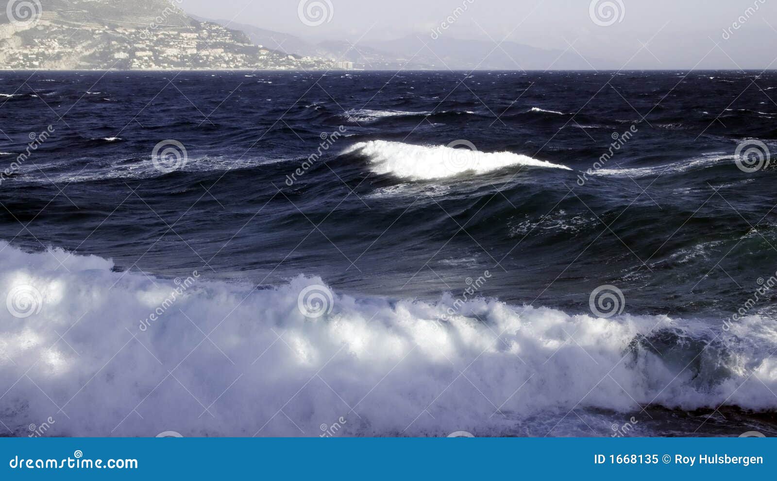 Waves building stock image. Image of mooring, autumn, steam - 1668135