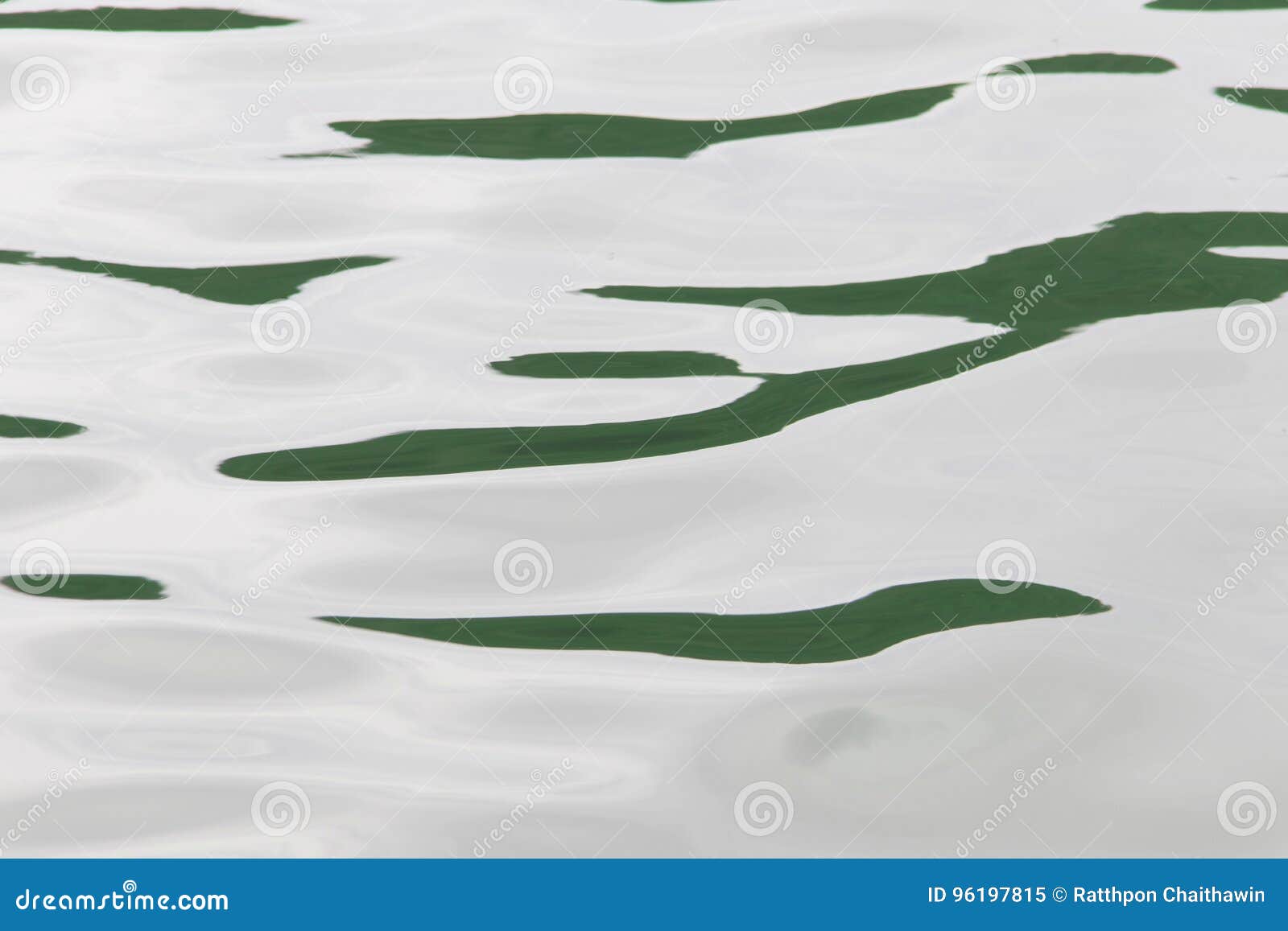 Small Ripples On Clear Water In A Shallow River With A Smooth Sandy ...
