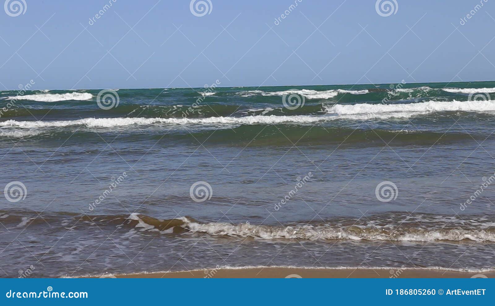 The Waves of the Caspian Sea Stock Footage - Video of coast, caspian ...