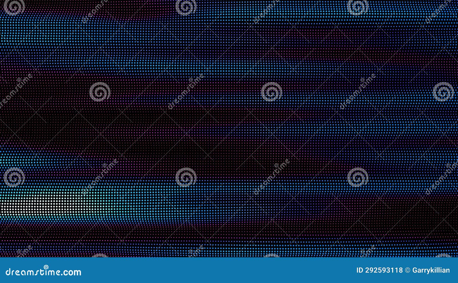 Waves of Colorful Points. Digital Data Splash of Point Array Stock ...