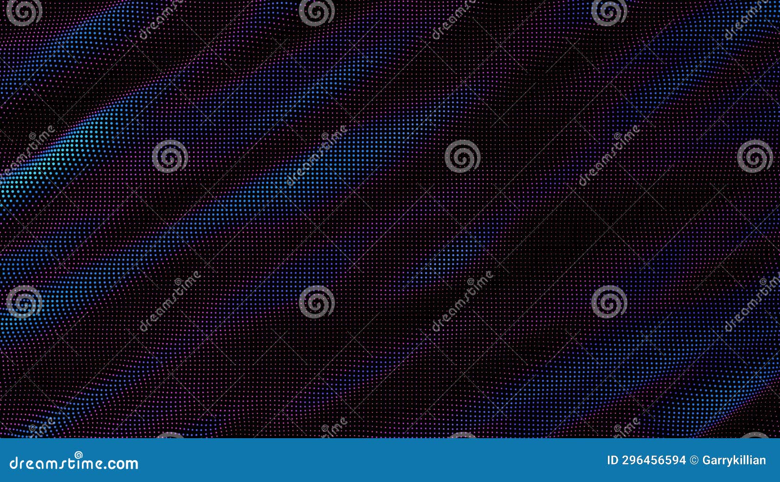 Waves Of Colorful Points. Digital Data Splash Of Point Array ...