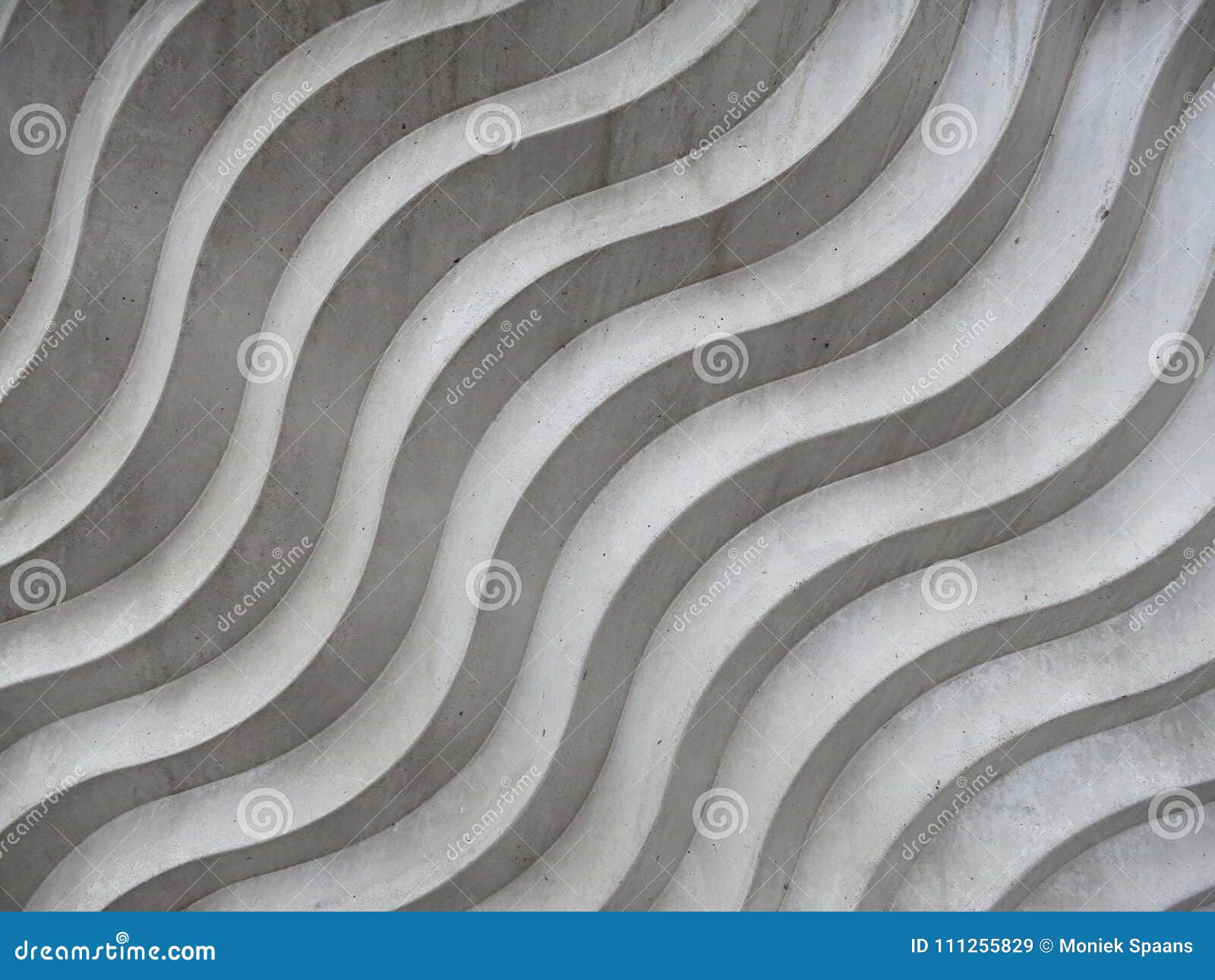 Waves in a concrete wall stock image. Image of curve - 111255829