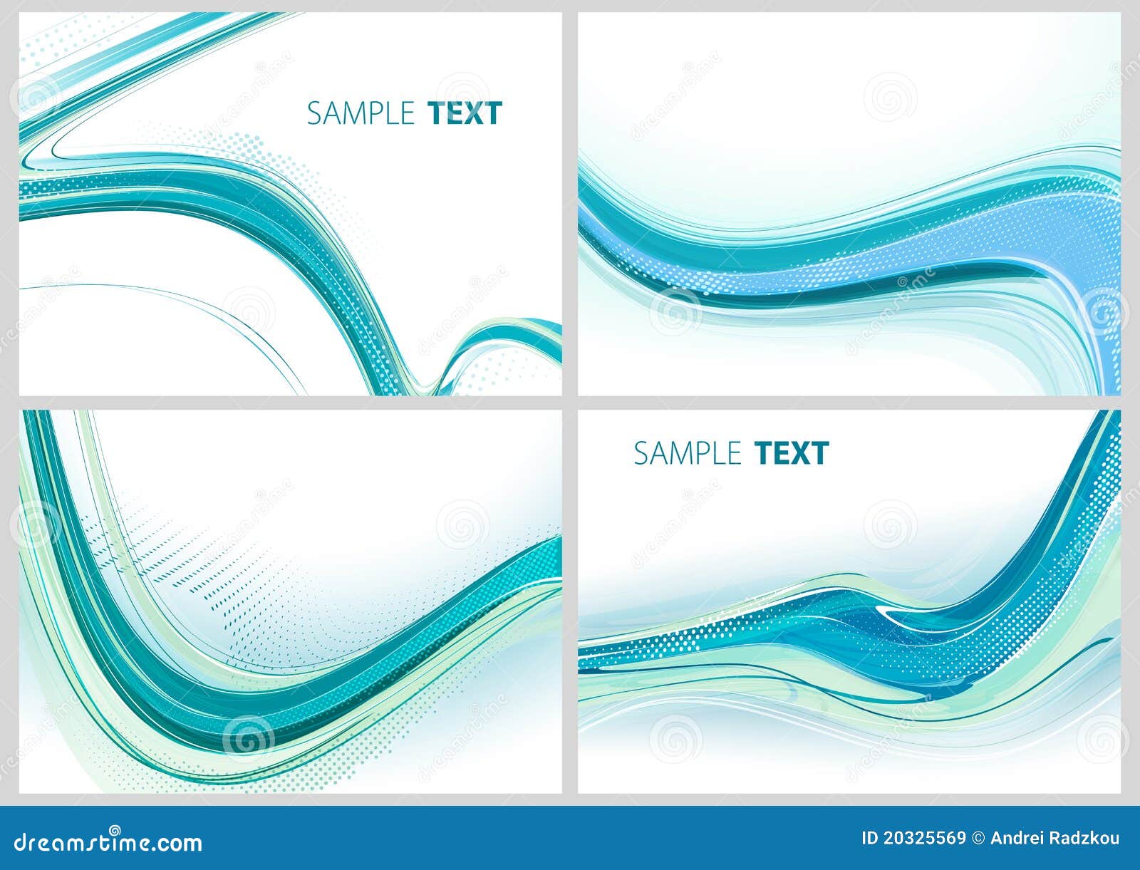 Waves for design stock vector. Illustration of green - 20325569