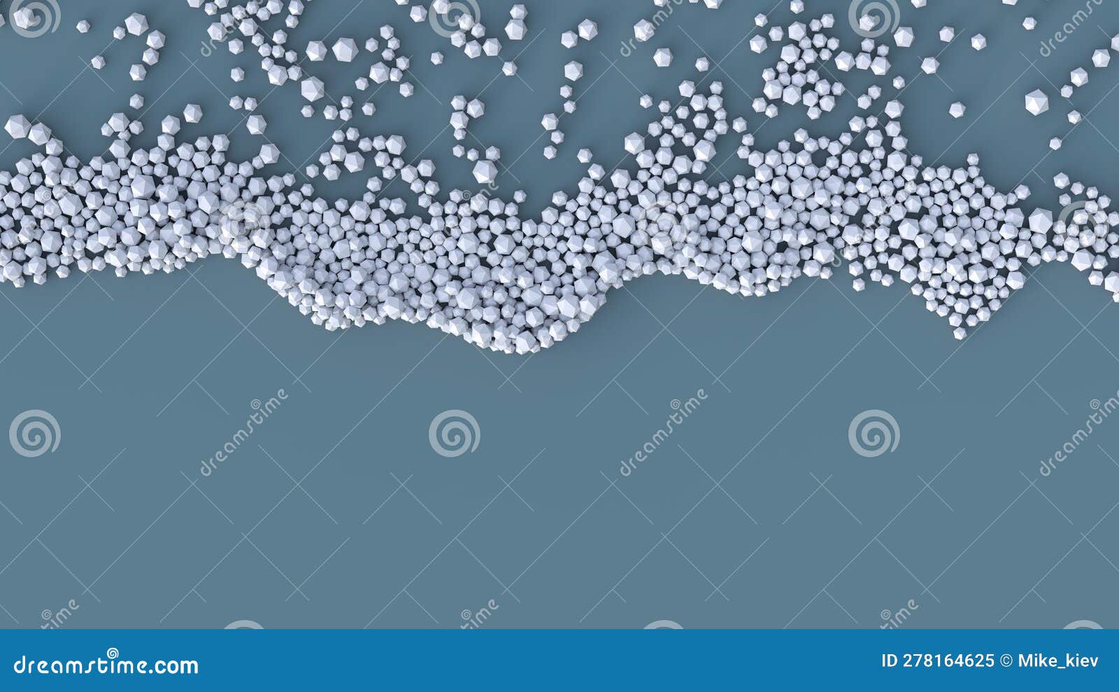Waves of digital foam stock illustration. Illustration of circle ...