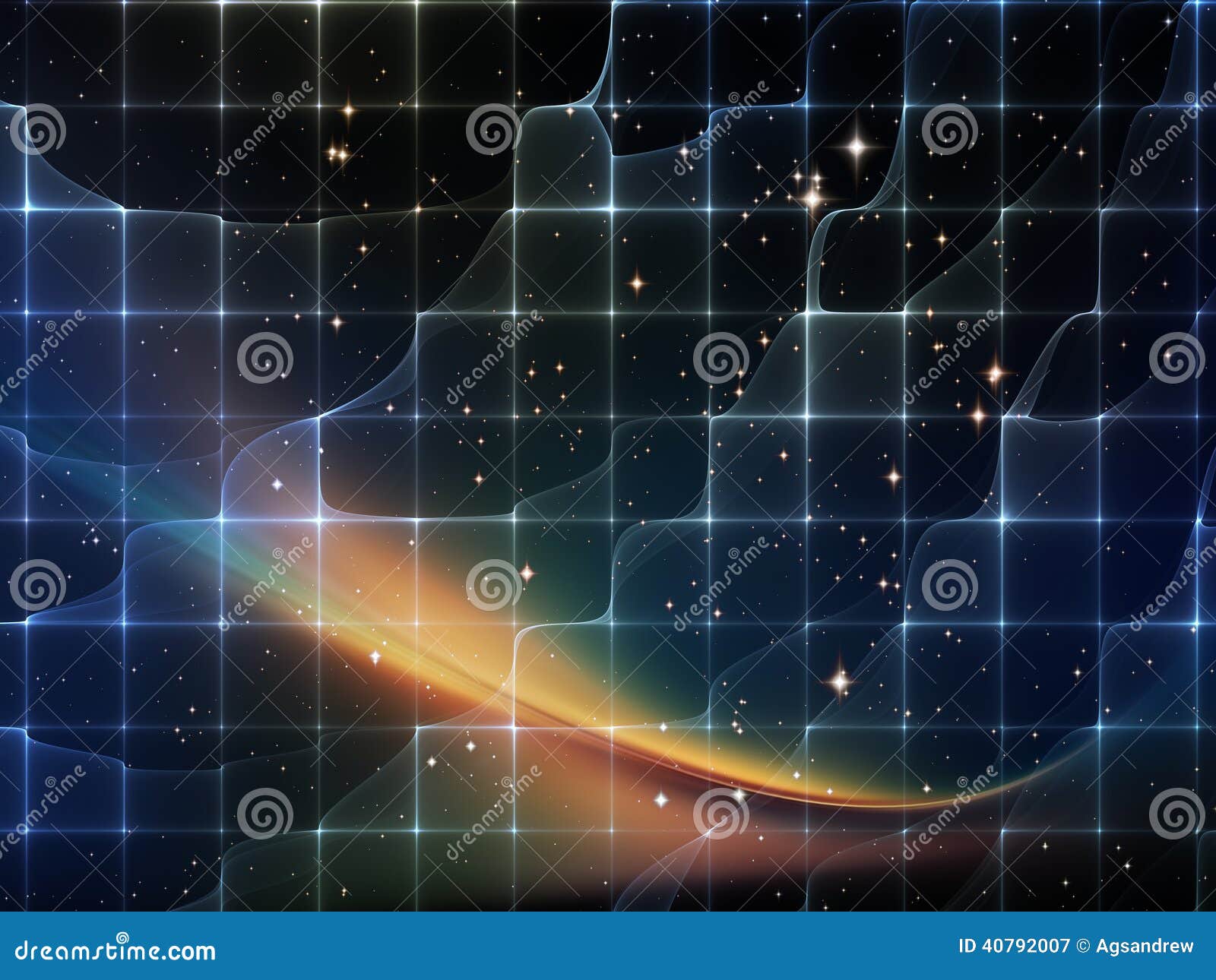 Waves of Emptiness stock illustration. Illustration of background ...