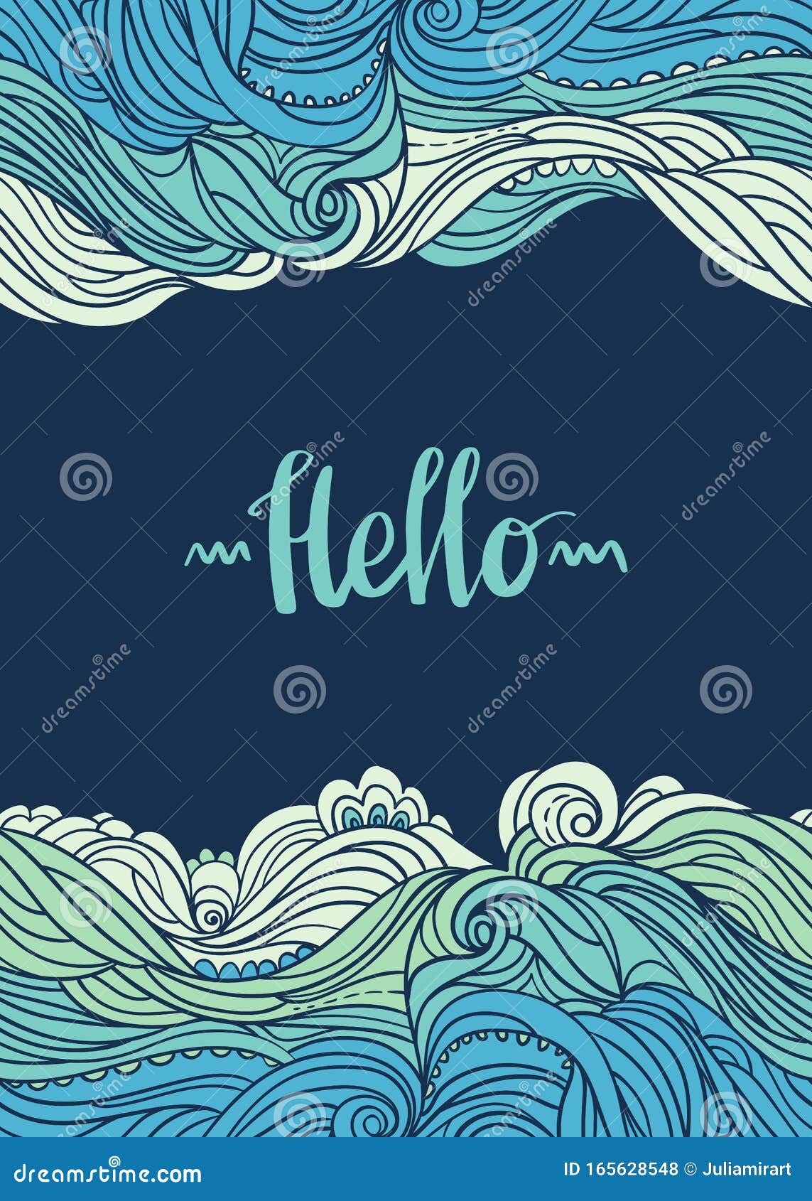 Waves Flyer Templates-01 stock vector. Illustration of curled - 165628548