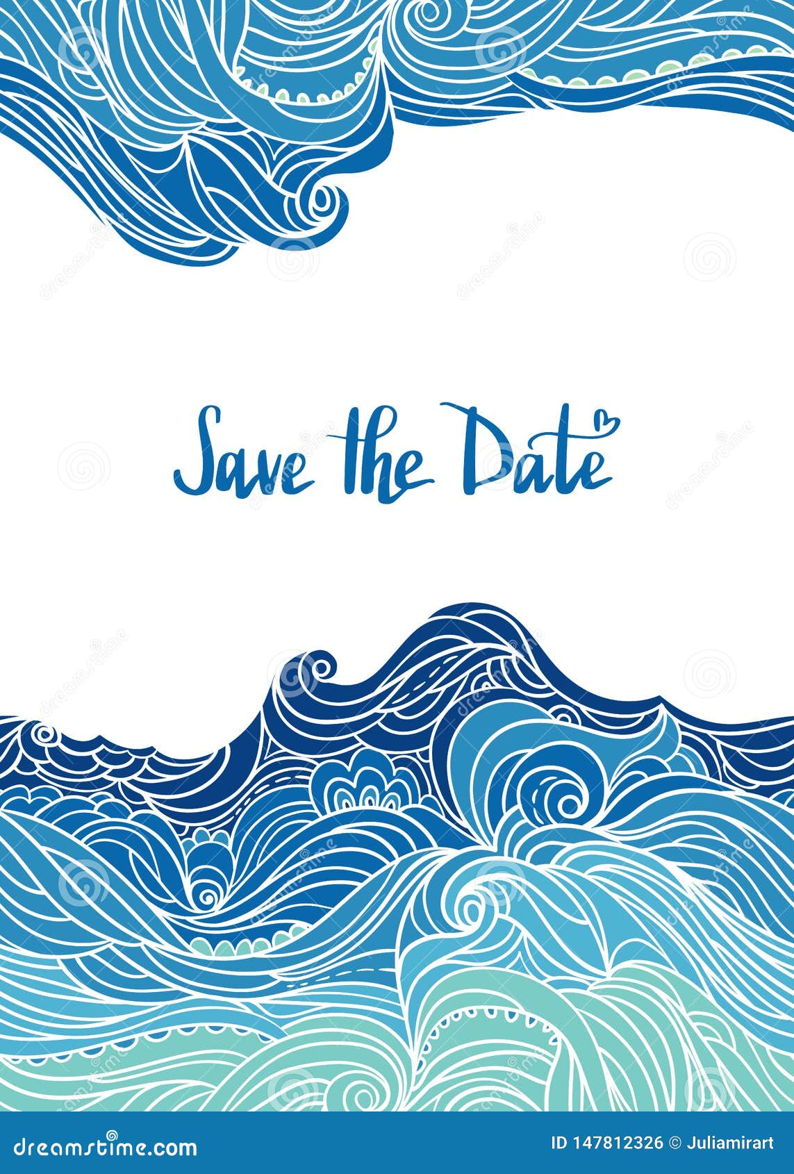 Waves Flyer Templates White Back-03 Stock Vector - Illustration of blue ...