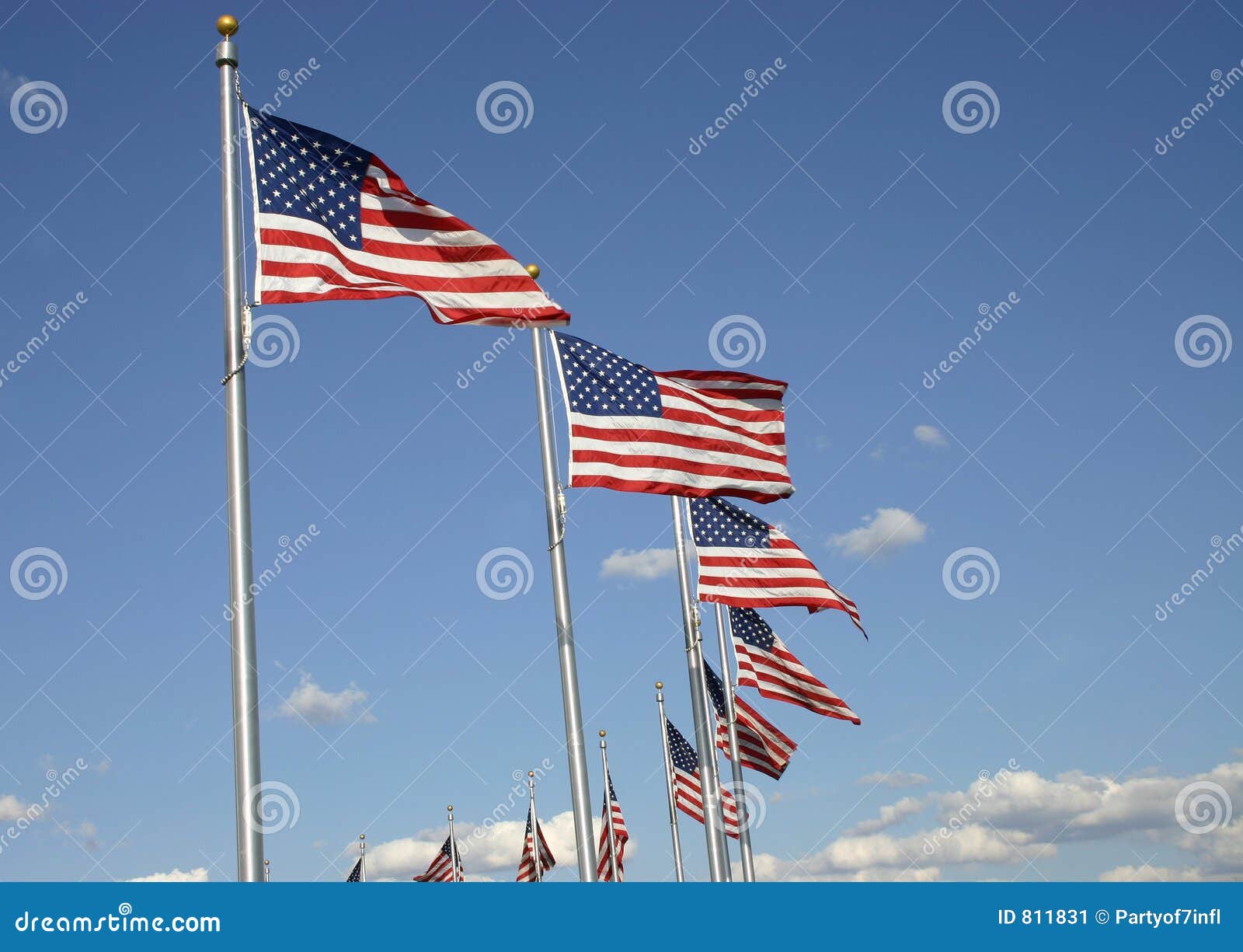 Waves of Freedom stock image. Image of american, flag, pledge - 811831