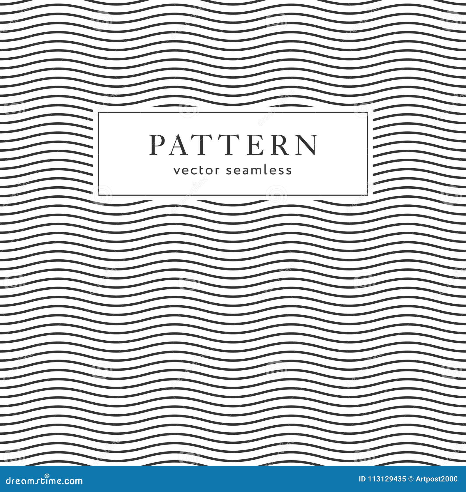 Waves Geometric Seamless Pattern Stock Vector - Illustration of chic ...