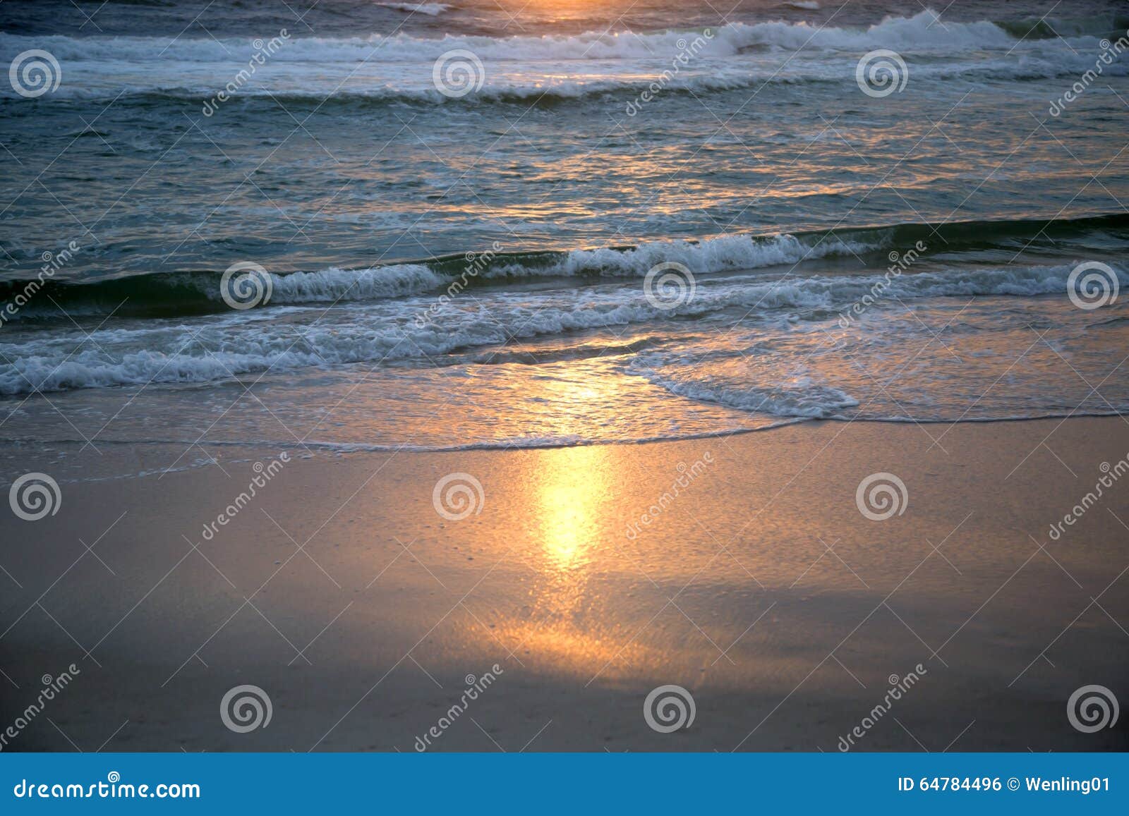 Golden Sandy Beach Stock Image | CartoonDealer.com #41601415
