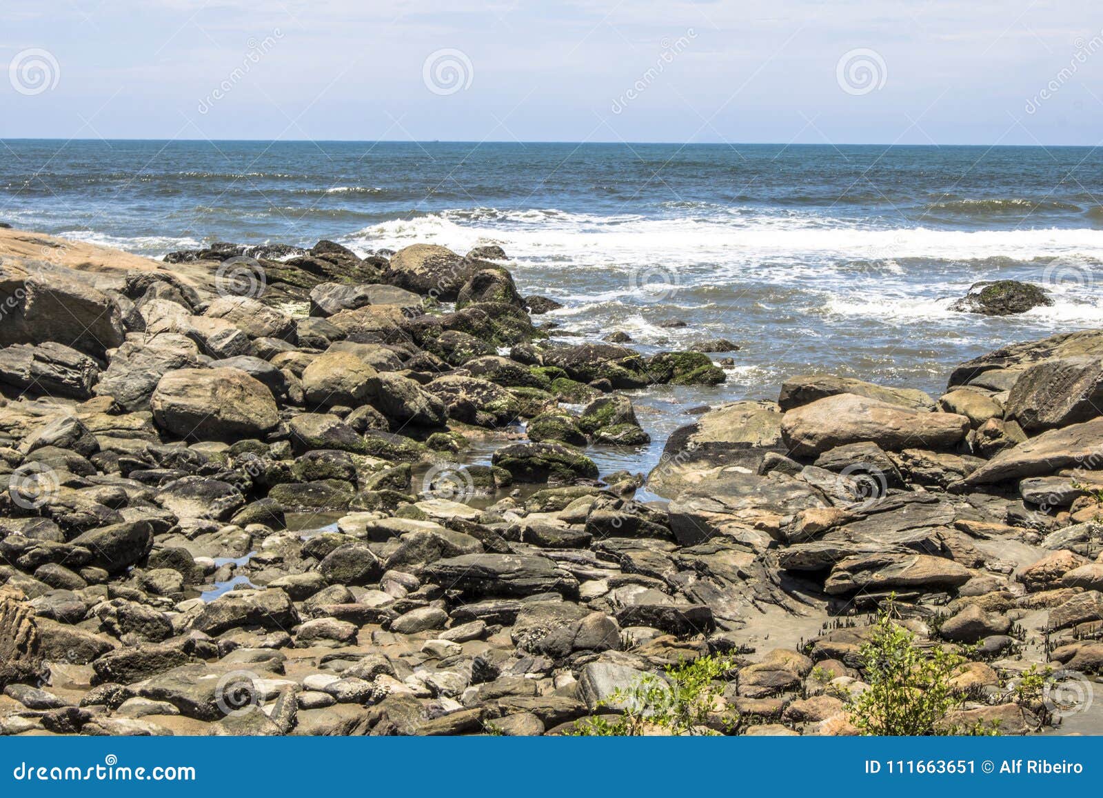 Waves hit the rocks stock image. Image of people, atlantic - 111663651