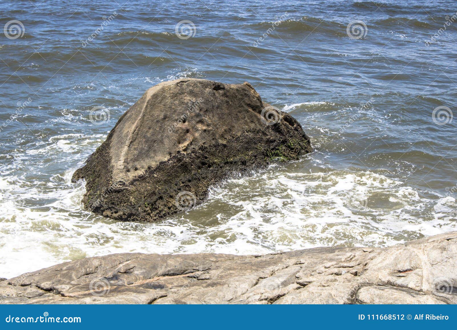 Waves hit the rocks stock photo. Image of outdoor, blue - 111668512