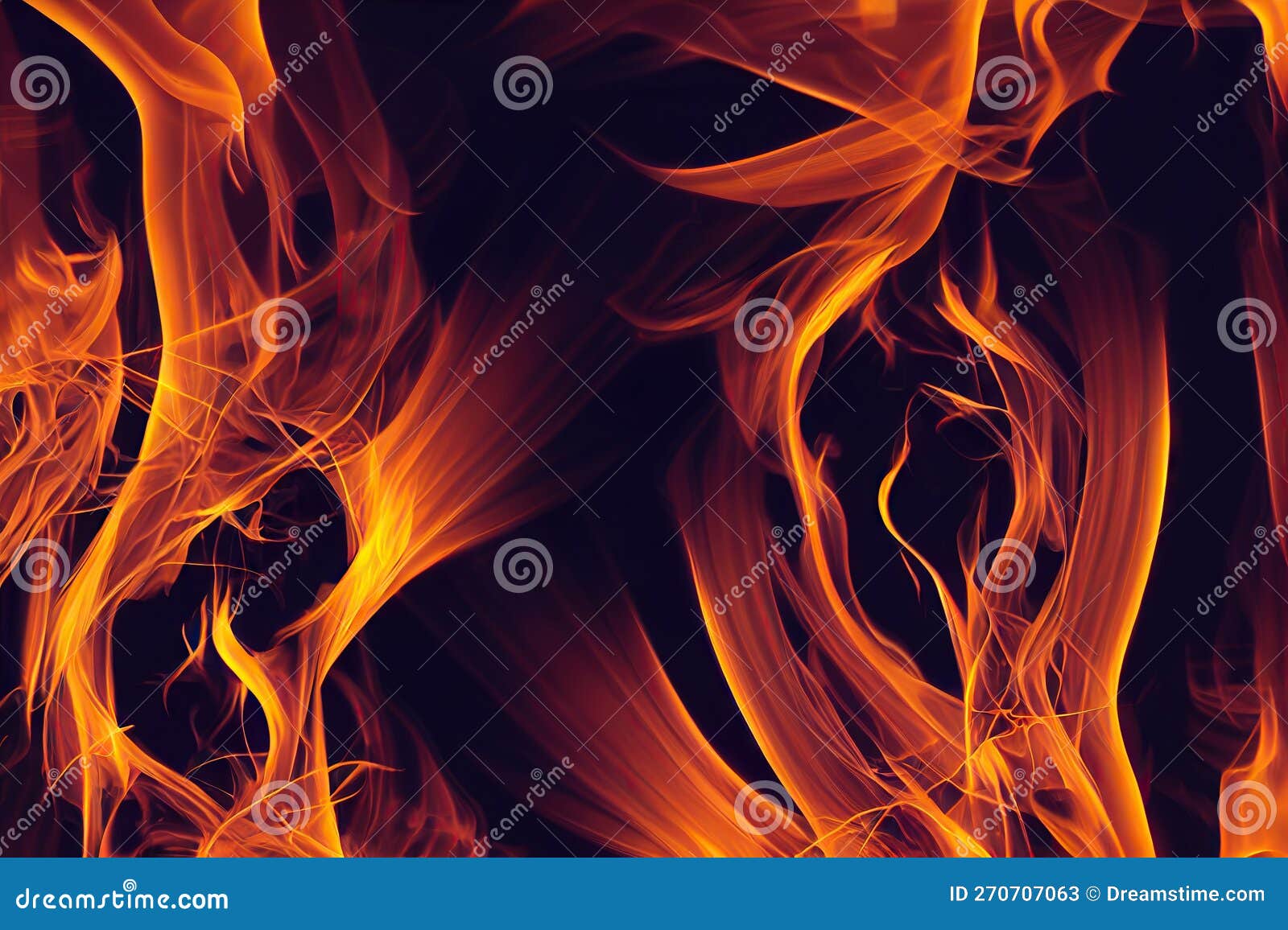 Waves of Hot Red Blaze Fire Flame Rise Up Stock Illustration ...