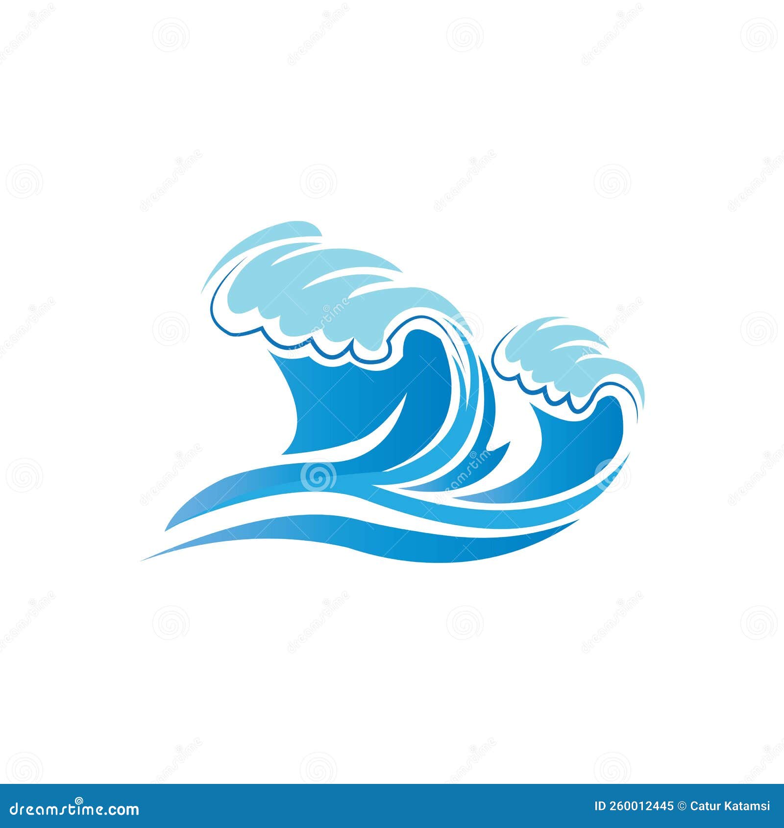 Waves icon logo vector stock illustration. Illustration of seawater ...