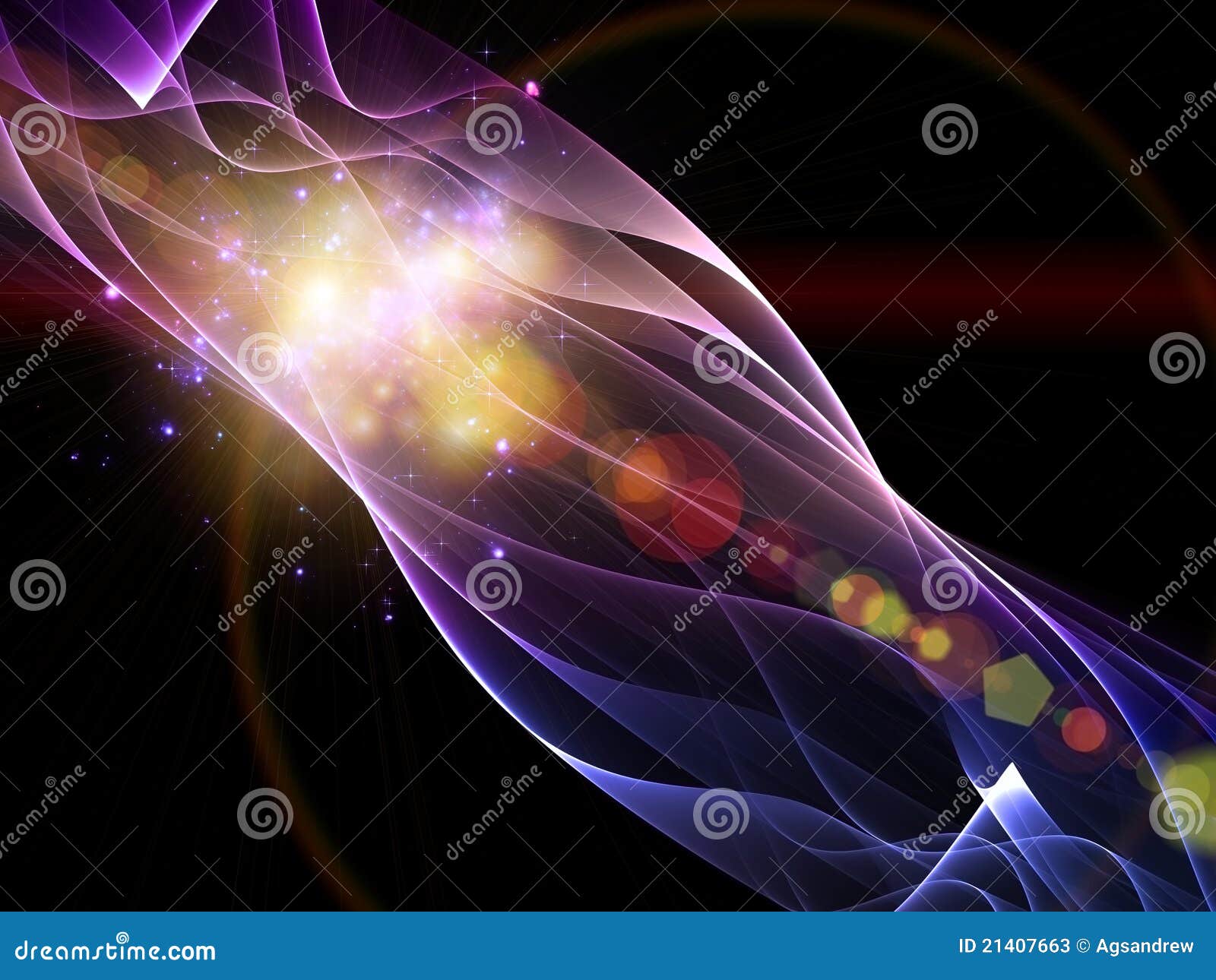 Waves of Light stock illustration. Illustration of dynamic - 21407663