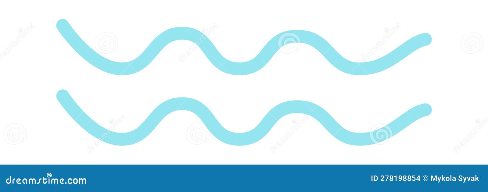 Waves Lined Character stock vector. Illustration of texture - 278198854