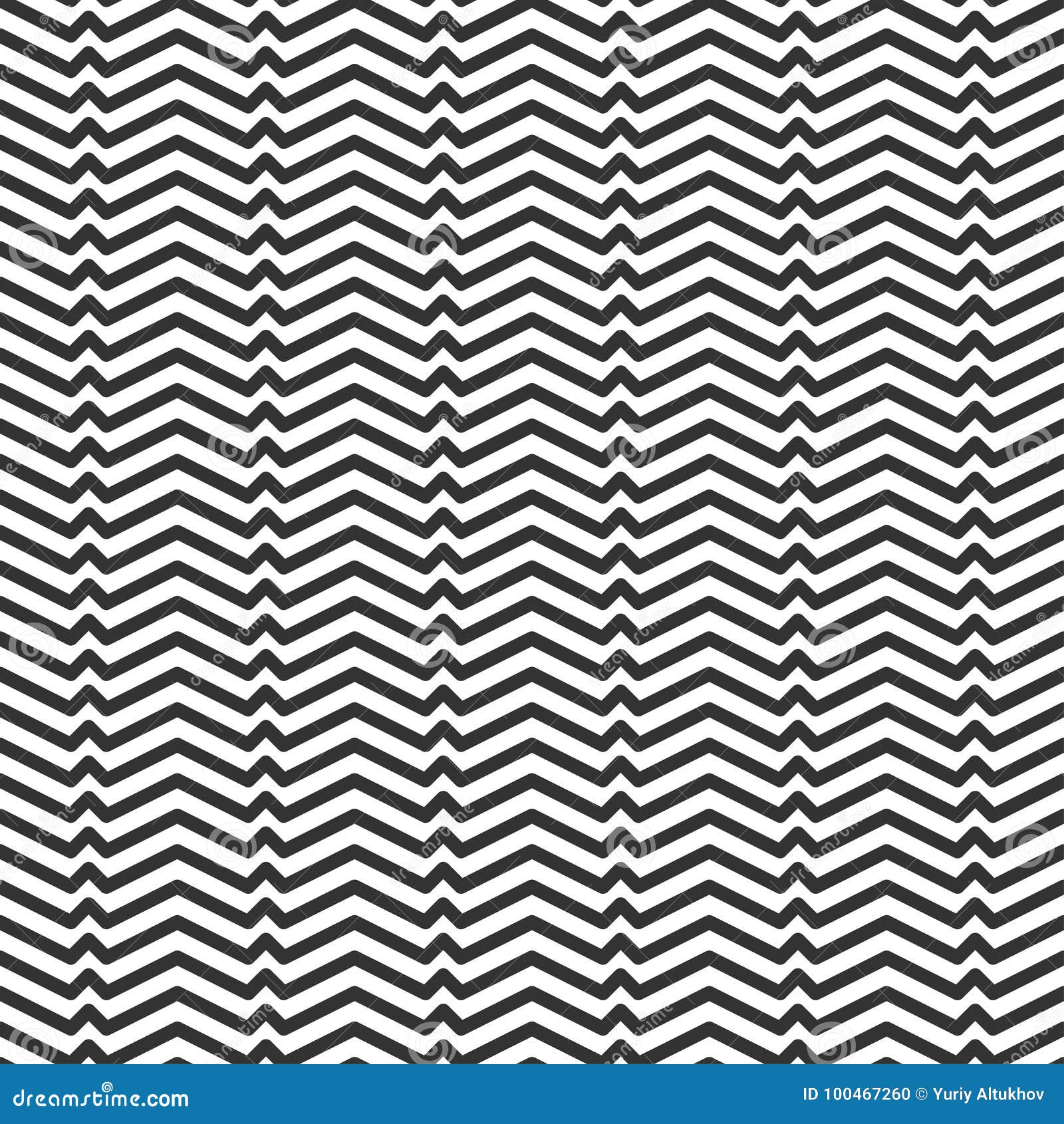 Waves from Lines. Geometric Seamless Pattern. Stock Vector ...