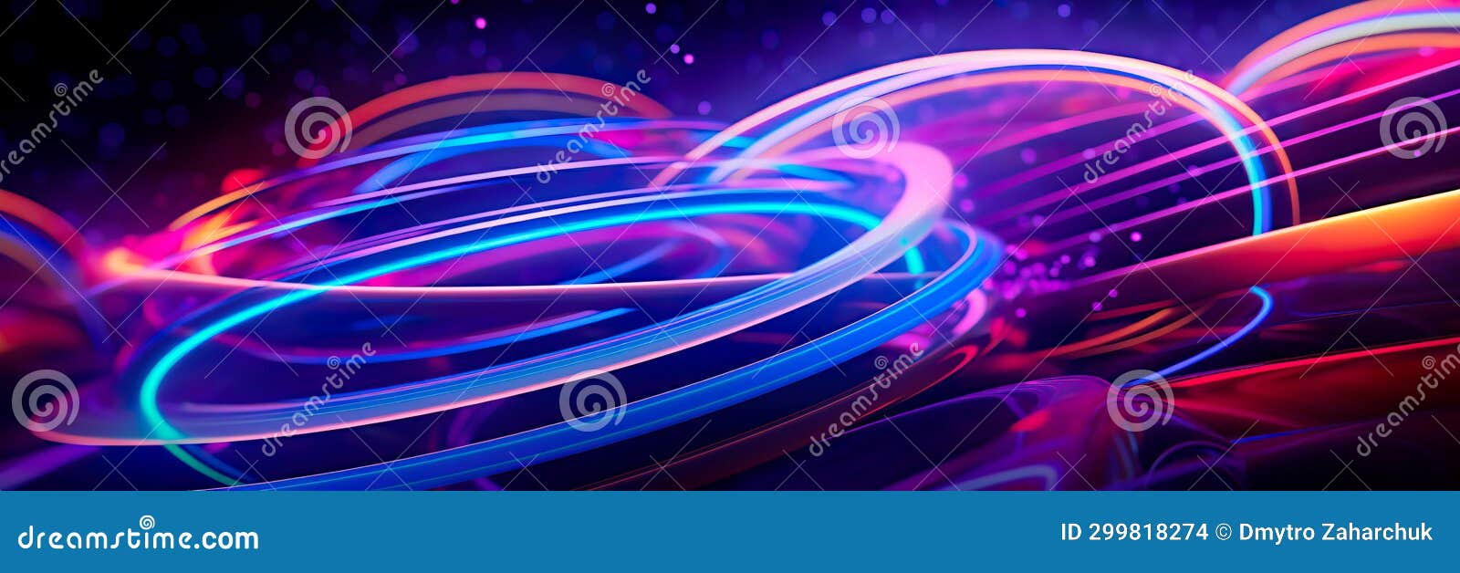 Waves of Lines Intersecting with Circles, Creating a Rhythmic and Visually Engaging Abstract ...