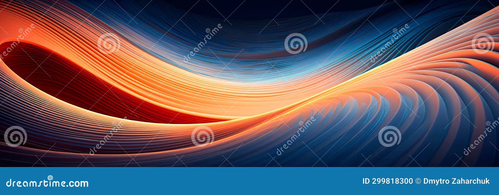 Waves of Lines Intersecting with Circles, Creating a Rhythmic and Visually Engaging Abstract ...