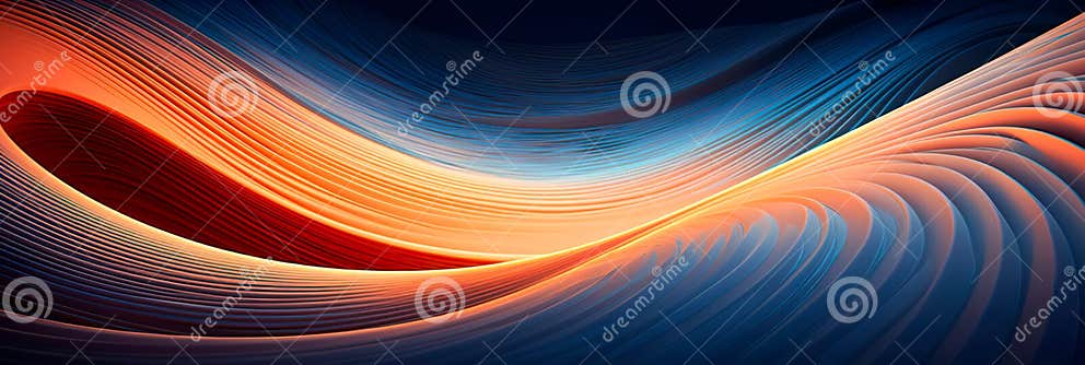 Waves of Lines Intersecting with Circles, Creating a Rhythmic and Visually Engaging Abstract ...