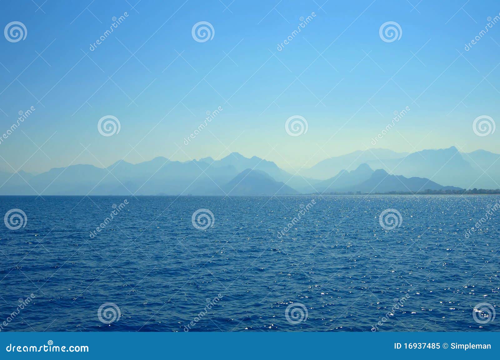 Waves & Mountains stock image. Image of effect, lake - 16937485