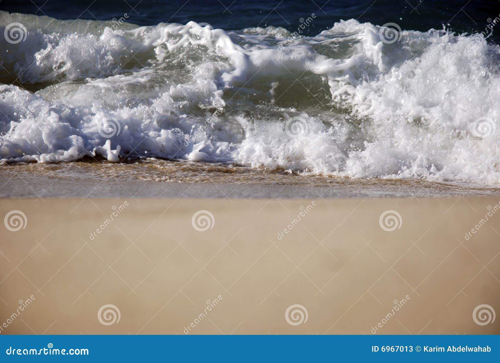 Waves on the North Coast of Egypt Stock Image - Image of force, break ...