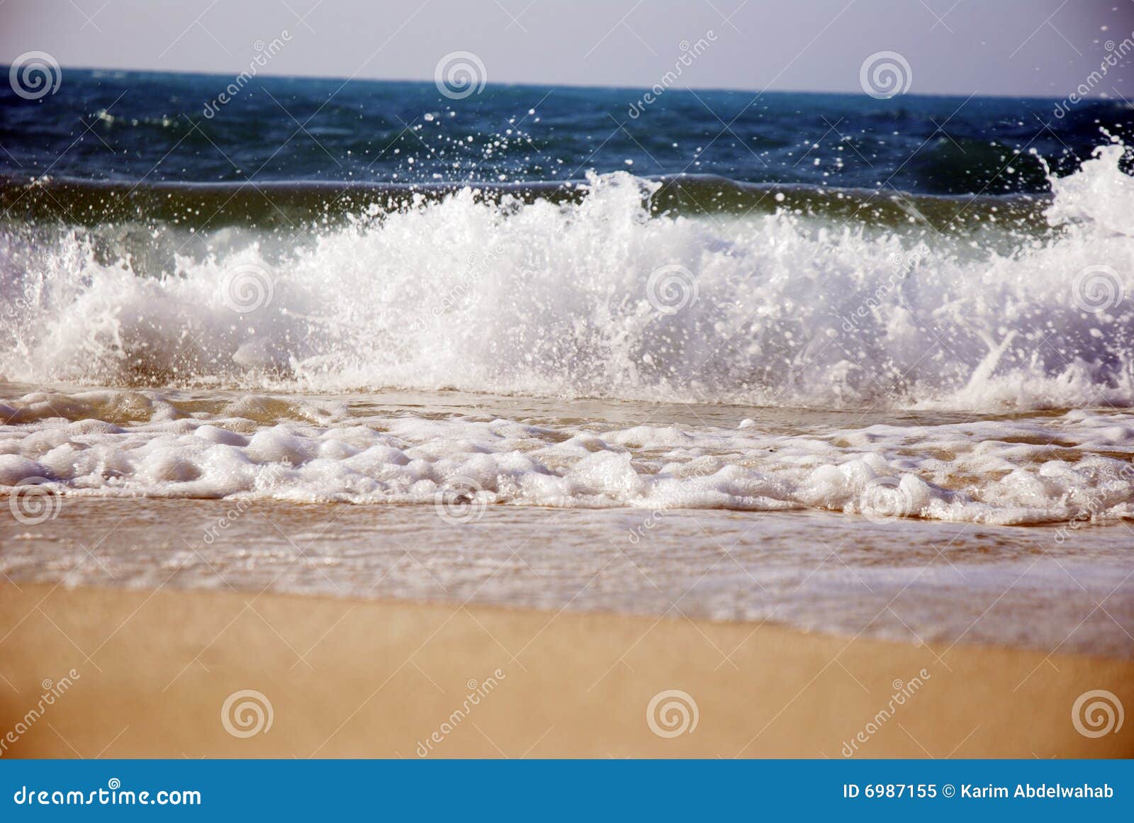 Waves on the North Coast of Egypt Stock Image - Image of coast, break ...