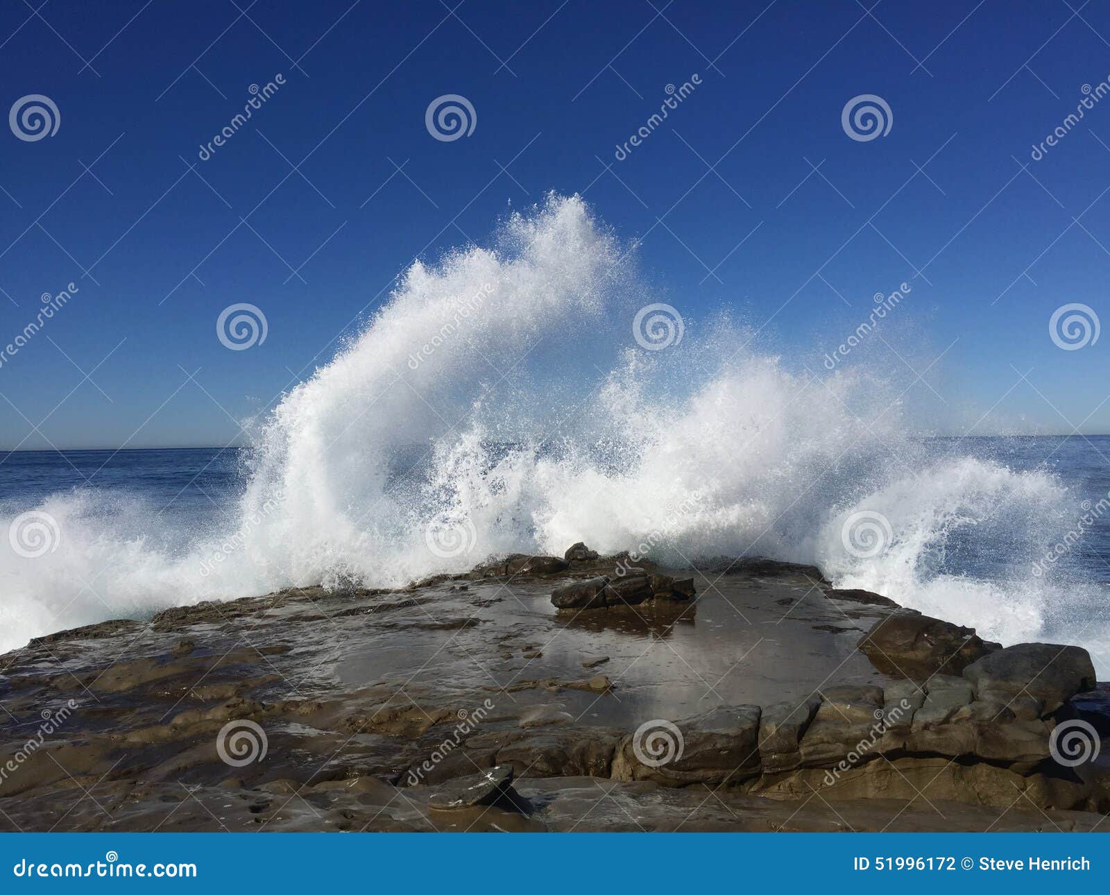 Waves stock photo. Image of waves, ocean, hitting, wave - 51996172