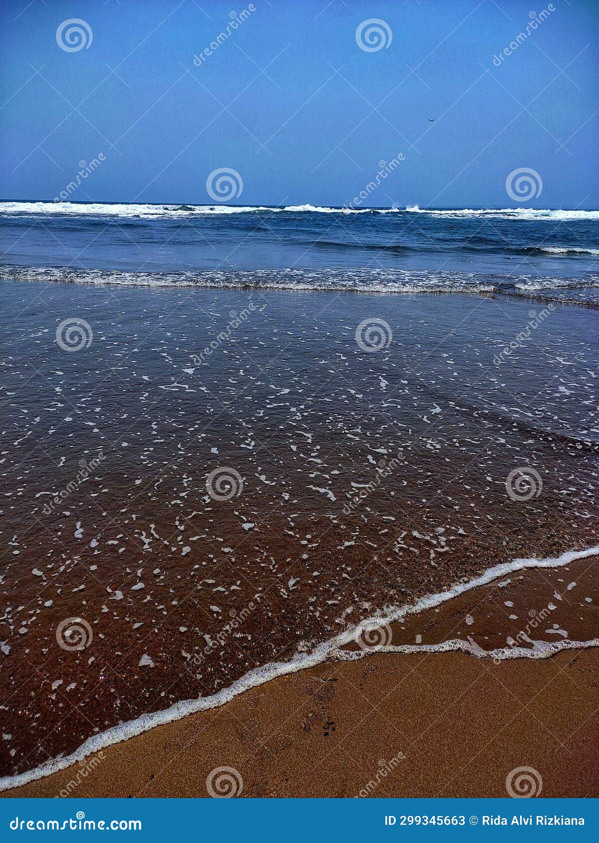 Waves on Pangandaran Beach West Java Indonesia Stock Image - Image of ...
