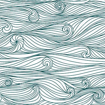 Waves pattern stock vector. Illustration of flowing, storm - 26059428