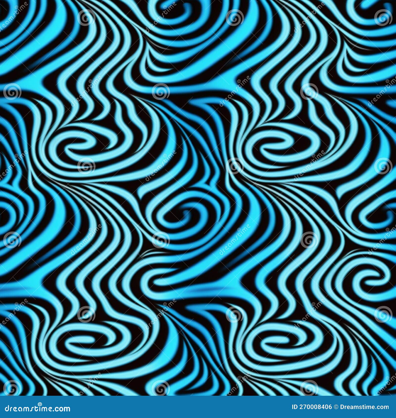 Waves Pattern with Blue and White Colors Stock Illustration ...