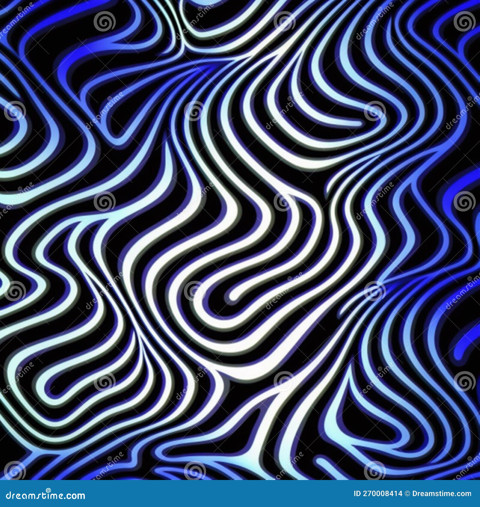 Waves Pattern with Blue and White Colors Stock Illustration ...