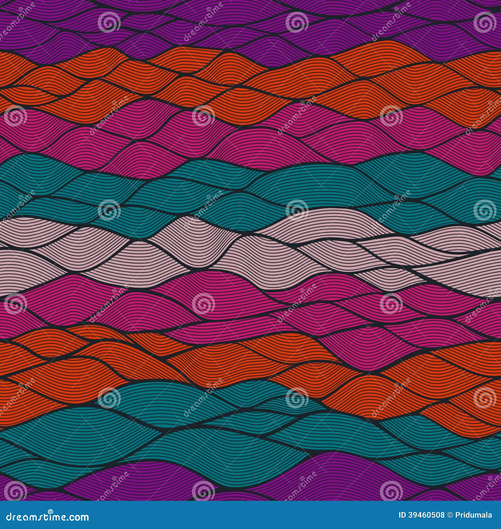 Waves Pattern.Templates Web Page Design Stock Illustration ...