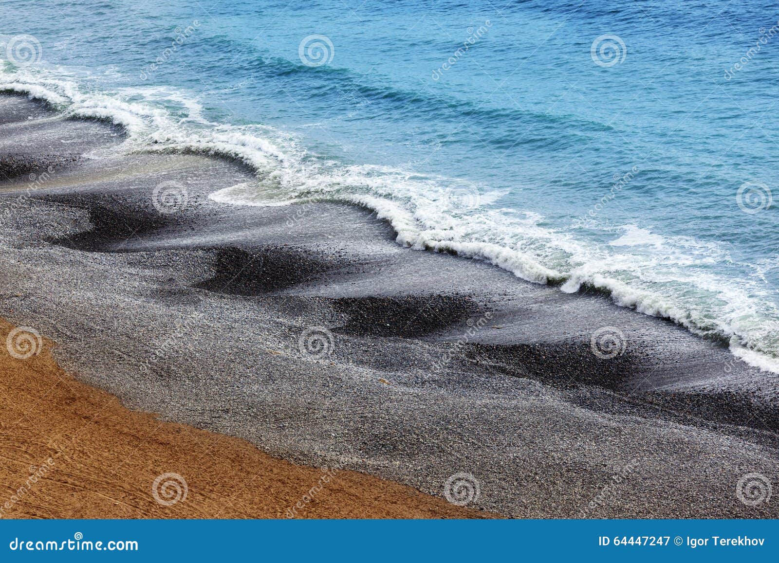 Waves on pebble stock image. Image of climate, peru, coastline - 64447247