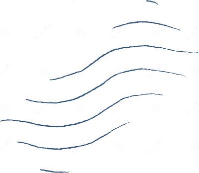 Waves Postage Stamp stock illustration. Illustration of retro - 353620477