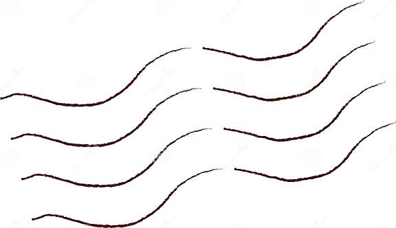 Waves Postage Stamp stock illustration. Illustration of post - 353621145